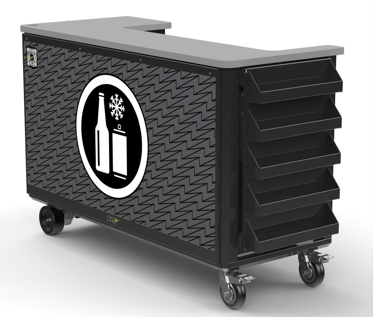 DTG Cooler PowerStation Battery Powered Mobile Beverage Cooler